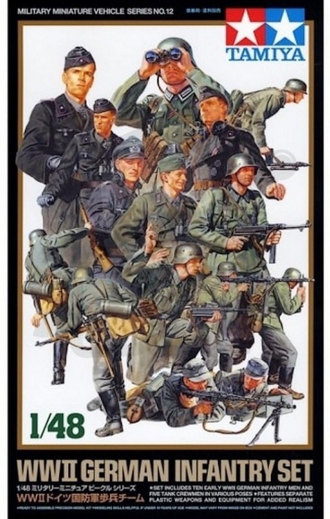 Battle-Models > 1:48 Tamiya 32512 WWII German Infantry Set